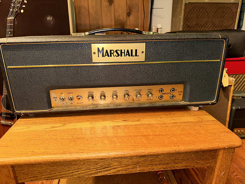 Vintage Marshall 1964/65 JTM 45 Plexi with matching cab 100% | Reverb