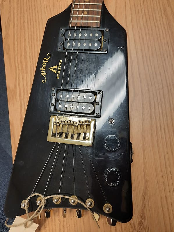 Arbor Stiletto c. 1980s Black | Reverb