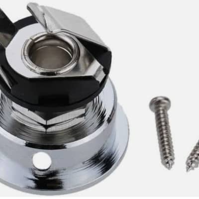 Unknown Telecaster Output Jack 2024 - chrome | Reverb