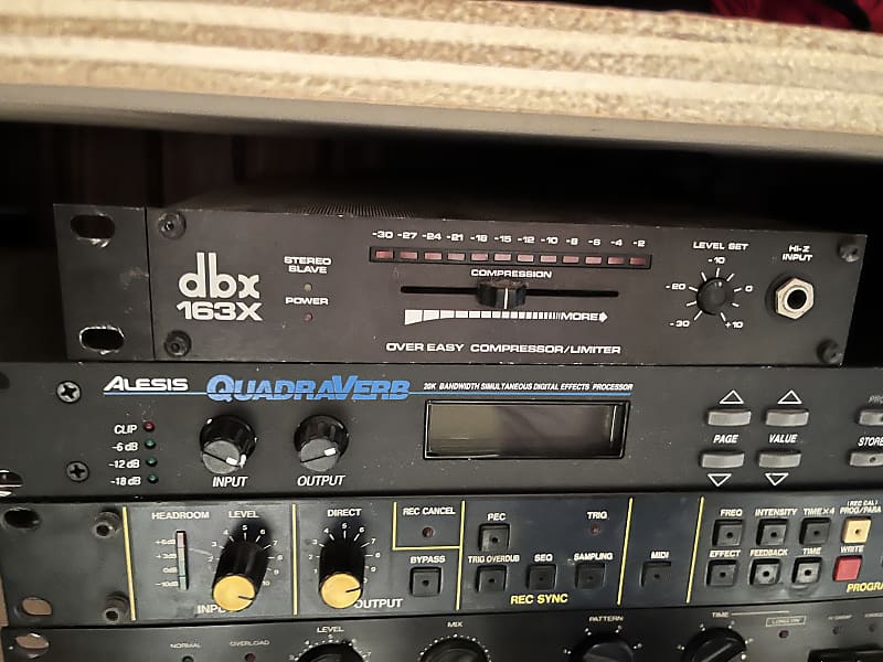 dbx 163x overeasy compressor early 90's - black | Reverb