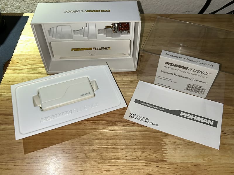 *USED* Fishman Fluence Modern Humbucker (Ceramic) - White | Reverb