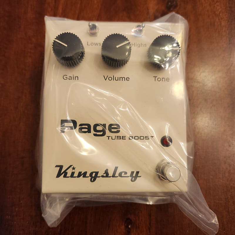 Kingsley Amplifiers Page v2 Tube Boost Guitar Pedal + | Reverb