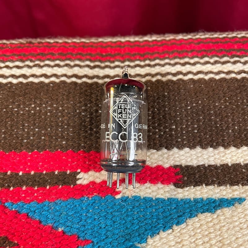 Vintage Telefunken ECC83 / 12AX7 Smooth Plate Preamp Tube | Reverb
