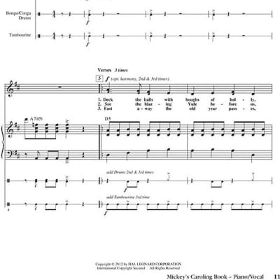 Mickey's Caroling Book - Holiday Fun With Mickey Mouse and | Reverb