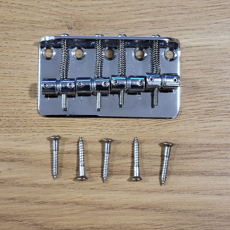 Squier 4 String Bass Bridge - Chrome | Reverb