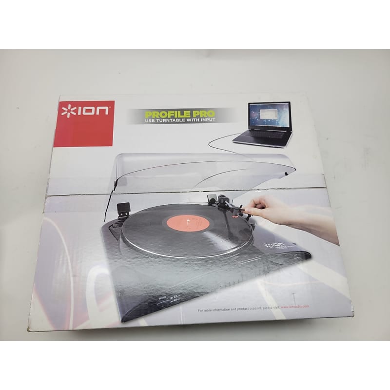 Ion Profile Pro USB Turntable with Input 120v - New in Box | Reverb