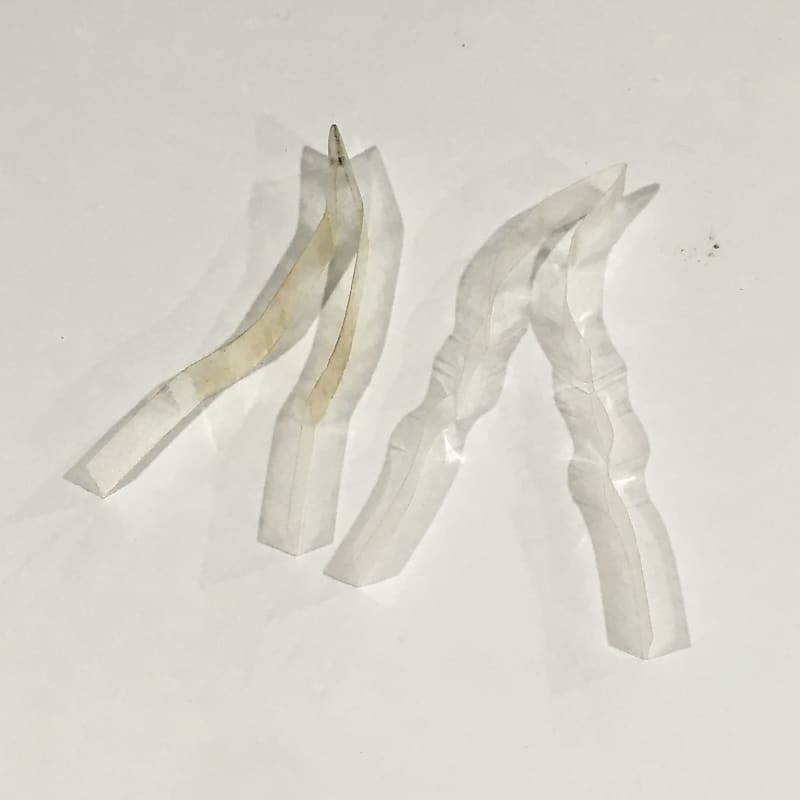 Two Vintage MIJ Japan Plastic Straps Snare Strainer Drum | Reverb