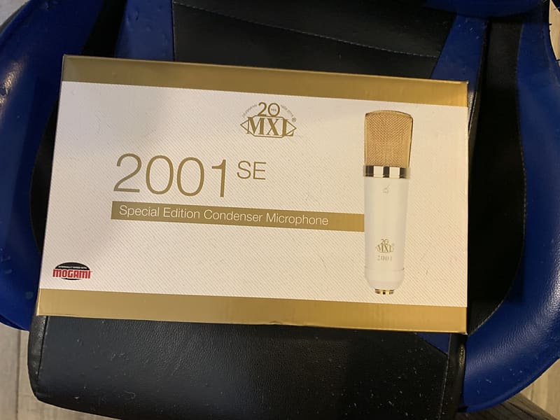 MXL 2001 SE 2010s - White & Gold 20th ANNIVERSARY | Reverb
