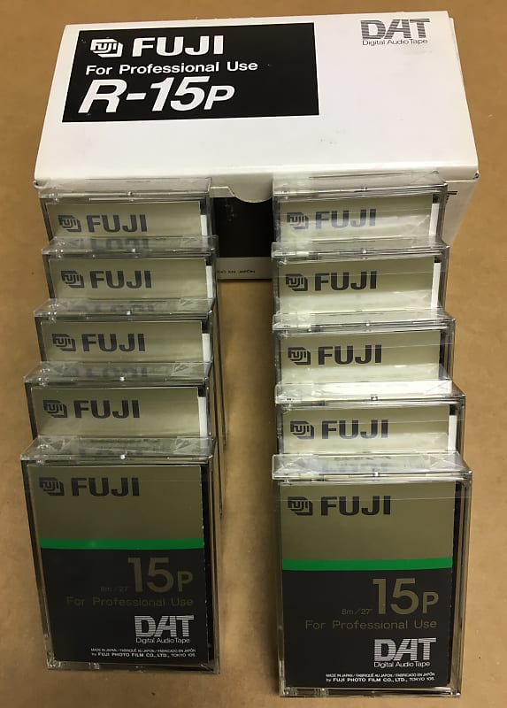 NOS - FUJI DAT R-15P Studio Master Digital Audio Tape (10 | Reverb