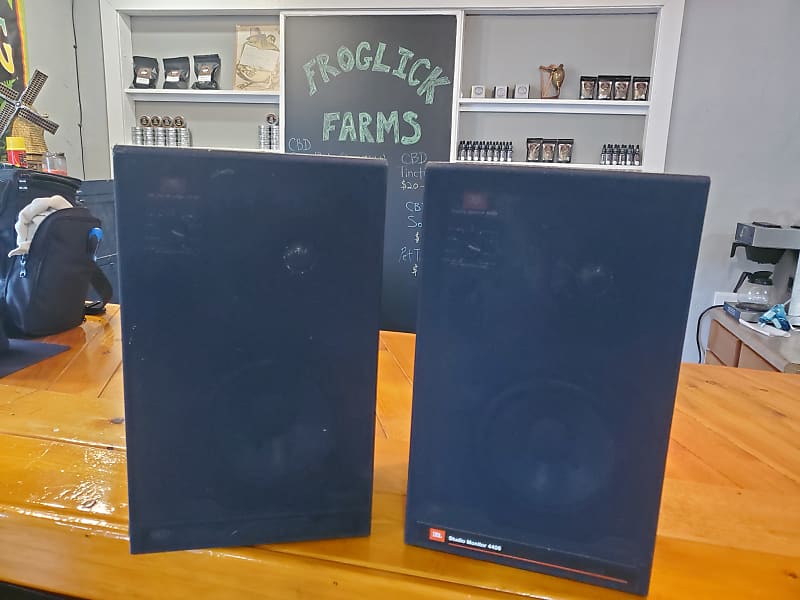 JBL 4406 Studio Monitors - Walnut | Reverb