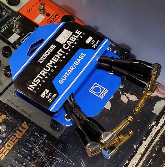 Boss BIC-PC-3 6-inch Woven Cable 3 Pack | Reverb