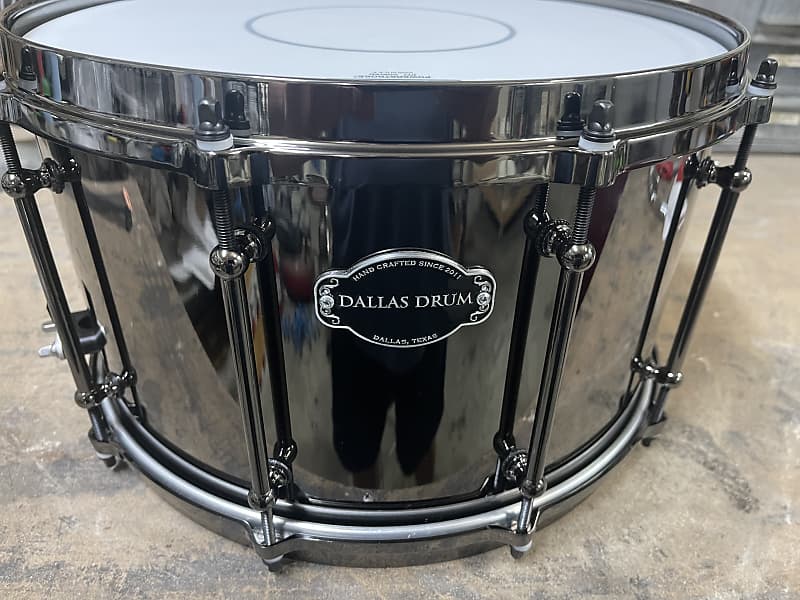Dallas Drum 14x8 All black brass snare drum 2023 - Black | Reverb Dallas Drum 14x8 All black brass snare drum 2023 - Black | Reverb