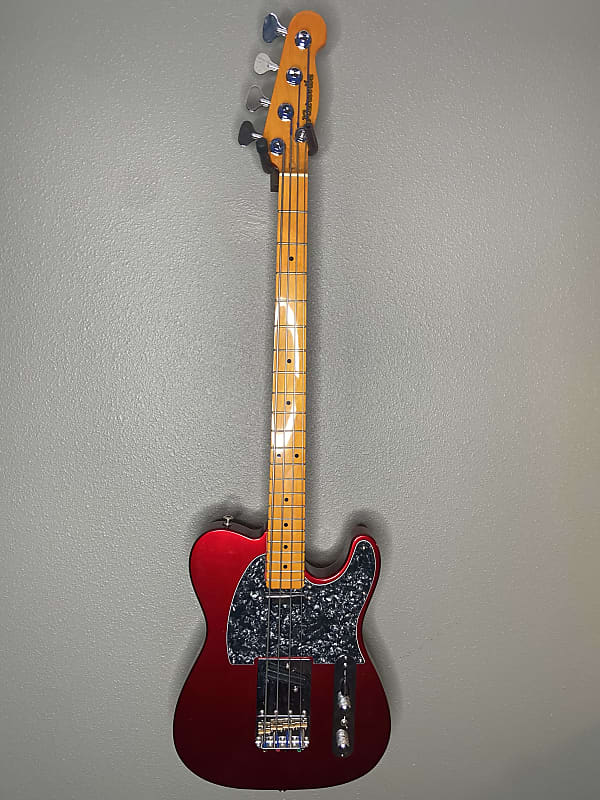 Retrovibe T30 Telecaster Bass 30.6″ short scale 2022 - Candy | Reverb