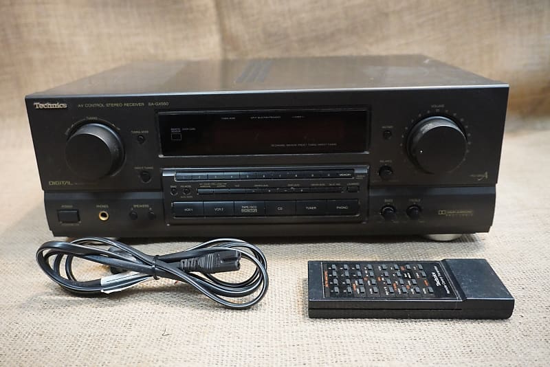 Technics SA-GX550 Receiver HiFi Stereo Vintage Phono | Reverb