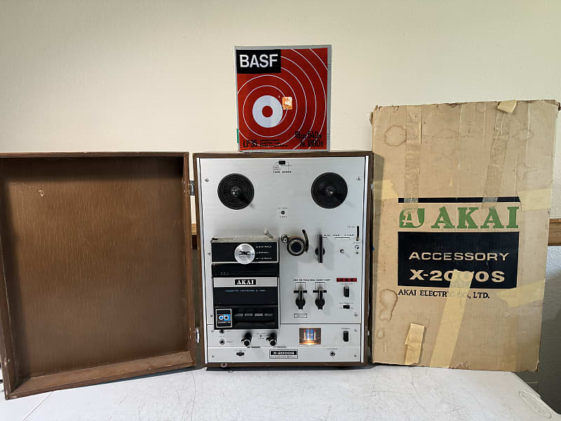 Akai X-2000S Reel to Reel Tape Recorder Vintage HiFi Stereo | Reverb