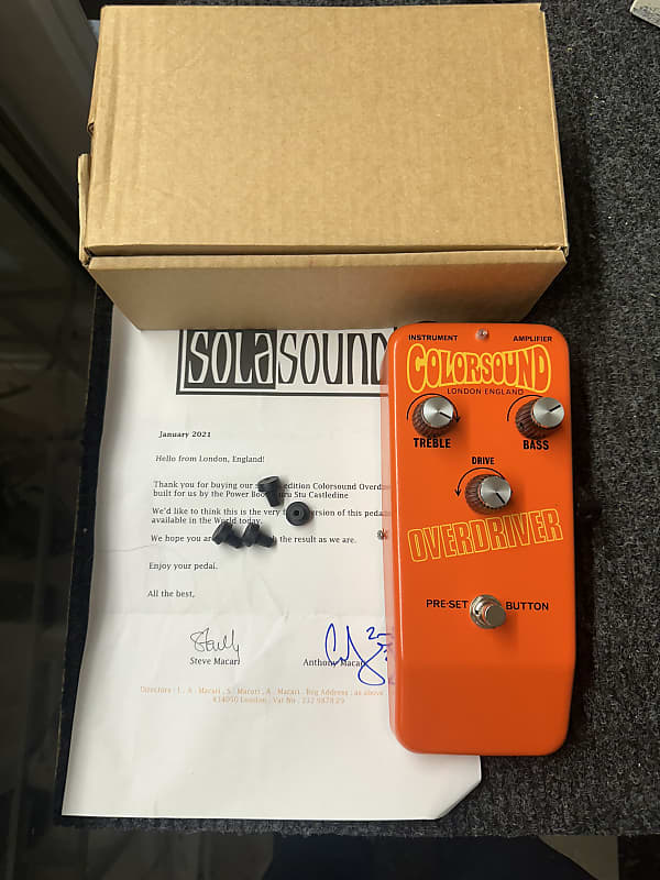 Sola Sound Colorsound Overdriver | Reverb