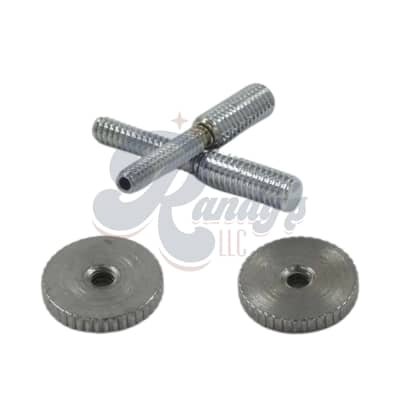 KPTSETS-C (2) Chrome Kluson ABR-1 Steel Posts & Wheels | Reverb