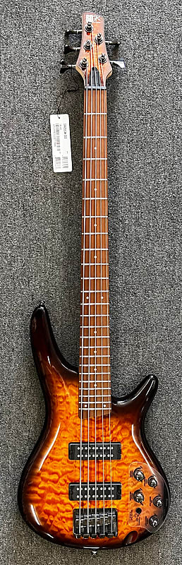 Ibanez SR405EQM 5-String Electric Bass Guitar - Dragon Eye | Reverb