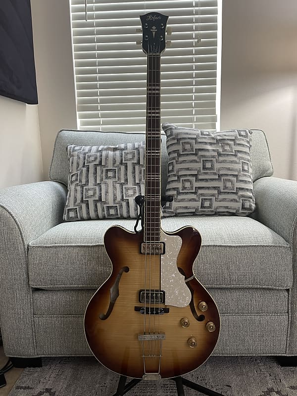 Hofner Contemporary Series Verythin Bass Sunburst | Reverb