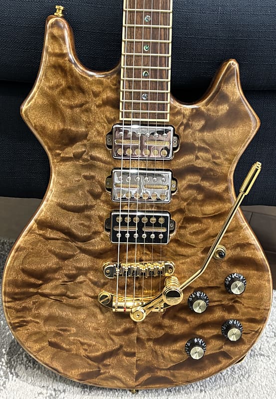 Minty! Warmoth WGD “Jerry” Custom Quilted | Reverb