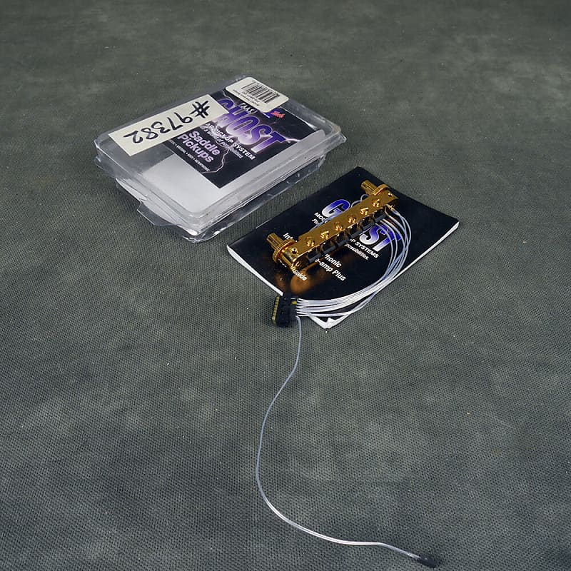 Graph Tech Ghost Pickup System, Tune-o-Matic Bridge, Gold | Reverb UK