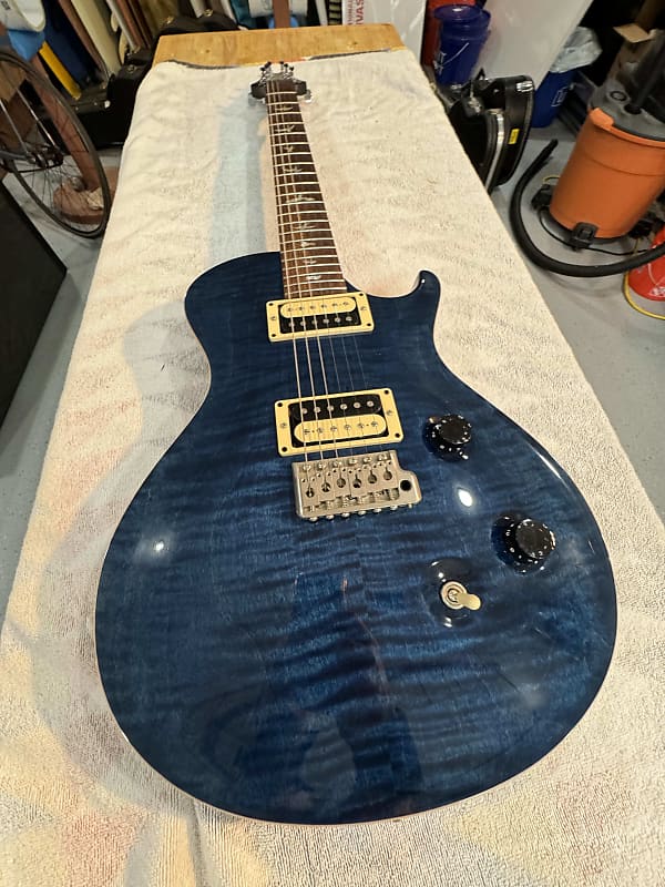 PRS CUSTOM SINGLE CUT Circa 2010 - BLUE FLAME MAPLE | Reverb