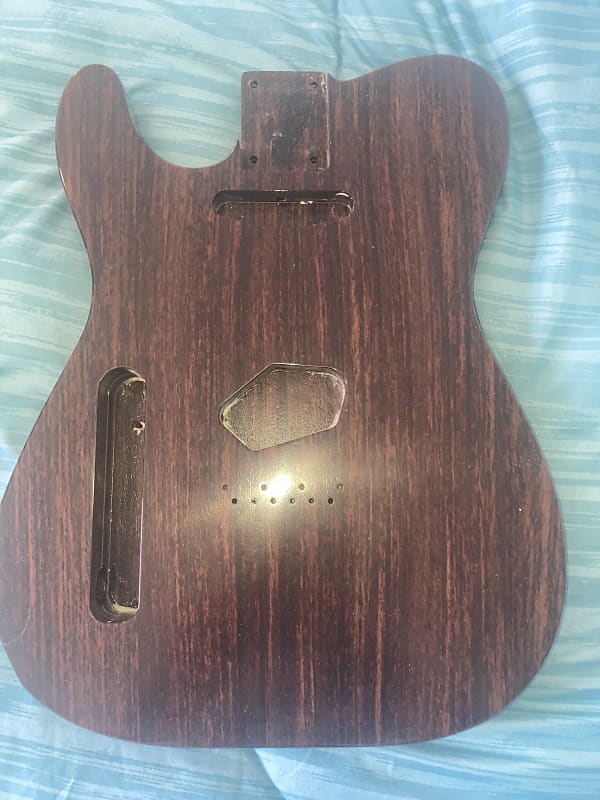 Musikraft Rosewood Lefty Telecaster Body 2025 - Nitro | Reverb