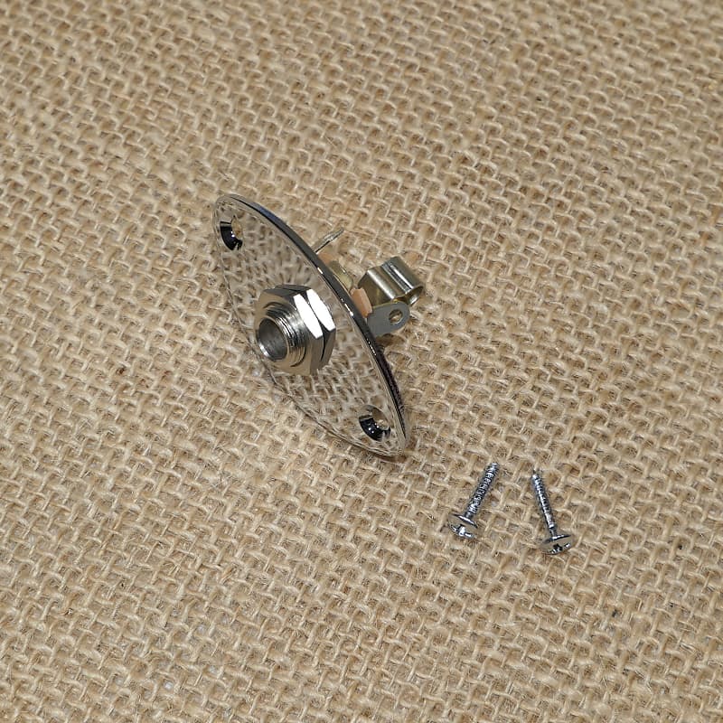 Gotoh Jack Chrome Plate + Switshcraft Input Jack - Same Day | Reverb