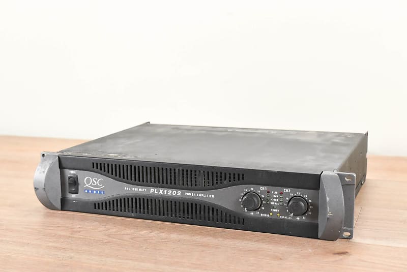 QSC PLX1202 Two-Channel Power Amplifier (church owned) | Reverb