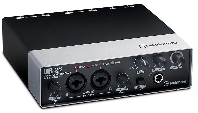 Steinberg UR22 2 x 2 USB 2.0 Audio Interface | Reverb
