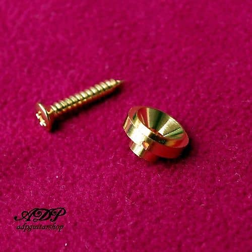 Gold Telecaster vintage string Guide + screw | Reverb