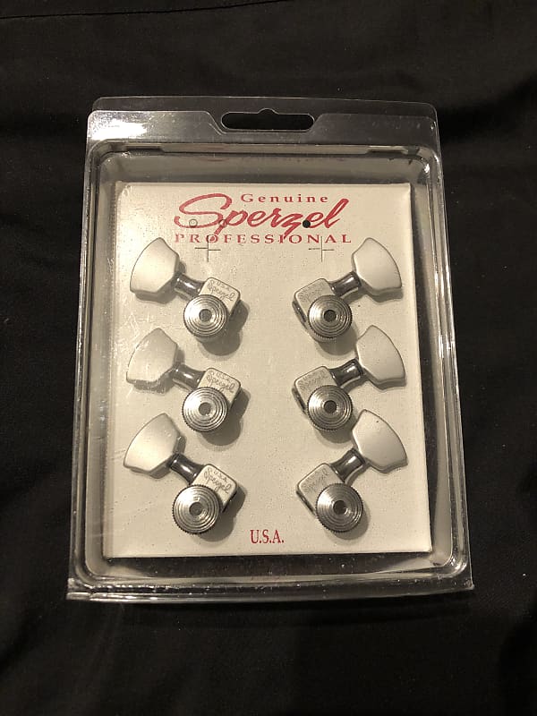 Sperzel Sperzel 3x3 Trimlok Locking Tuners Satin Chrome | Reverb