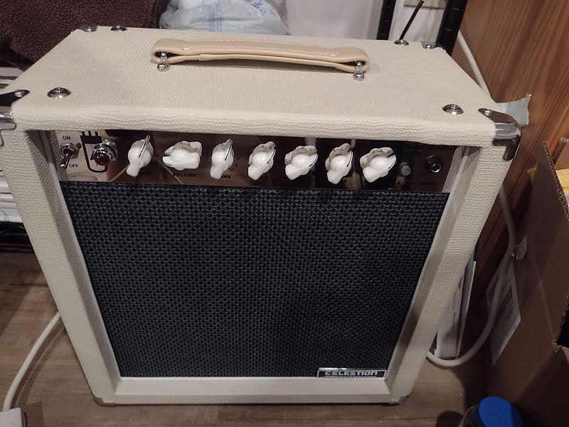 Stage Right Monoprice 15 watt amp celestian, tube, spring | Reverb