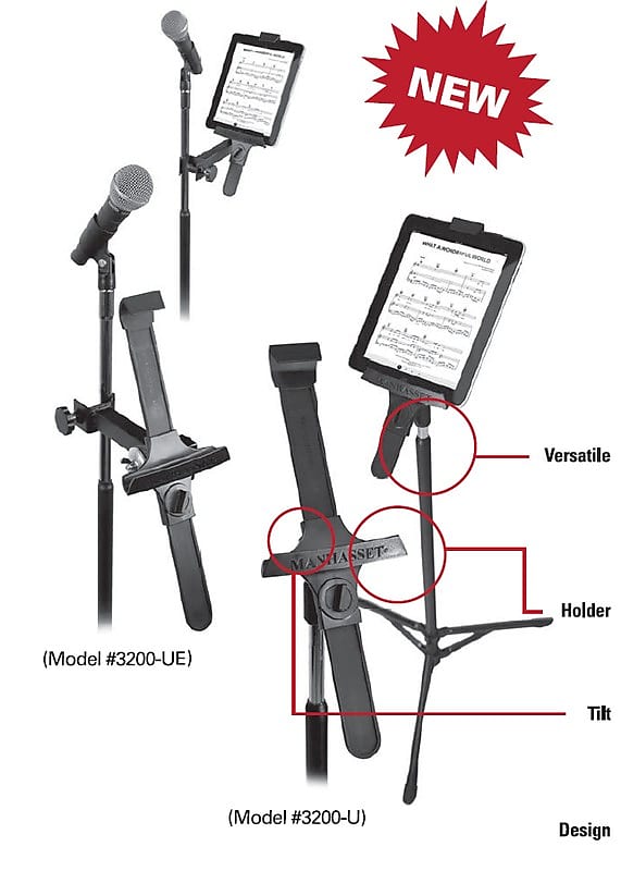 Universal Tablet Holder Mic Stand Mount | Reverb