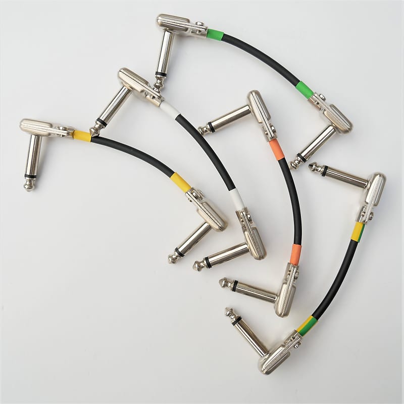 JS NEW 5 pack 4 in Patch Cables, SP400 Mini 1/4 in. Plugs & | Reverb