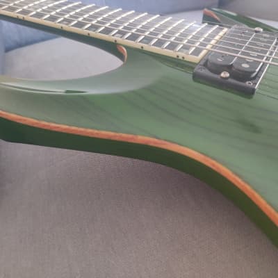ESP Custom shop horizon 7 strings 2001 Trans green | Reverb