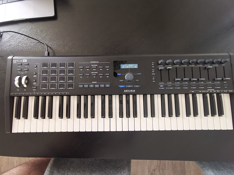 Arthuria Keylab 61 Mk2 Black - Black | Reverb