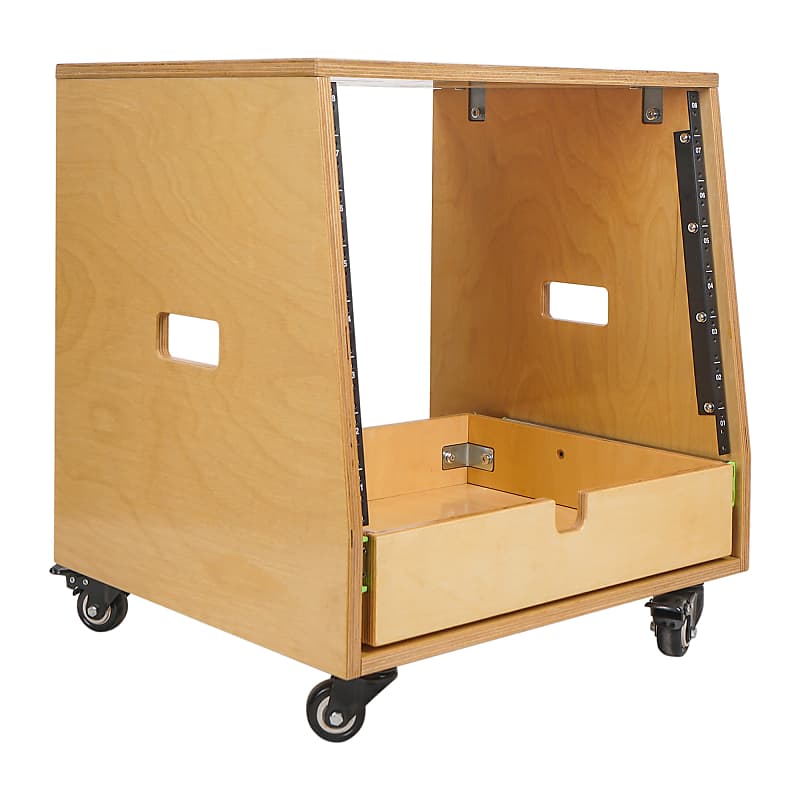 SDRK-8TD2 | 8U DIY Slanted Studio Rack with 8U Rack Space, | Reverb