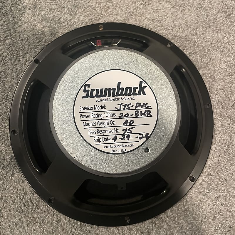 Scumback Speakers J75 PVC 2024 - Black | Reverb