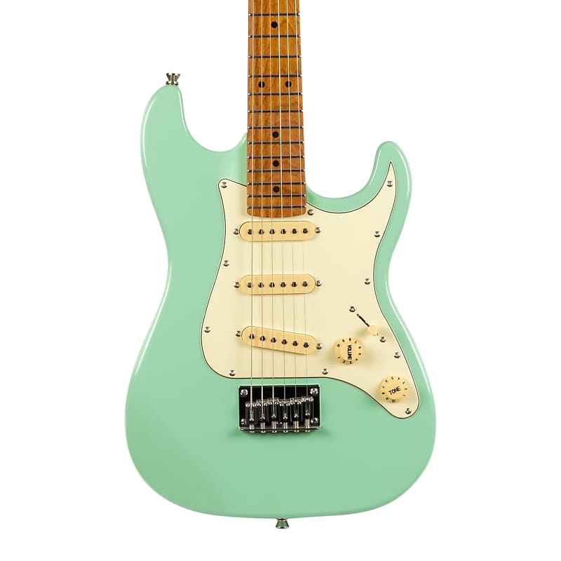 Jet JS-300 Mini SFG Electric Guitar, Sea Green | Reverb