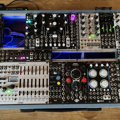 Eurorack Setup. 90hp 7U Blackhole case. | Reverb