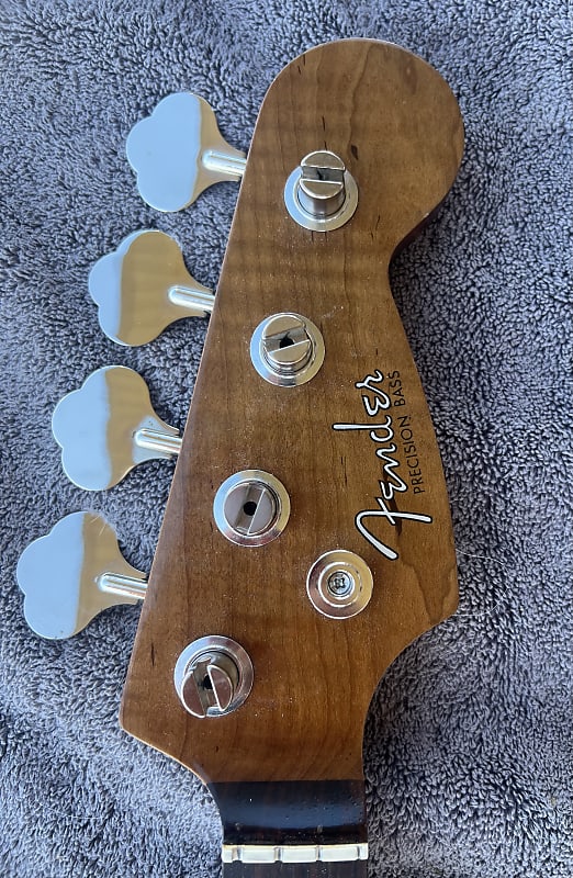 Warmoth Jazz P Bass neck recent - nitrocellulose | Reverb