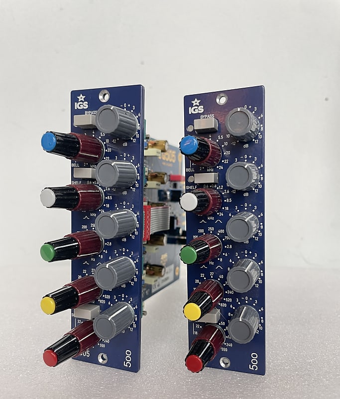 IGS Audio iQ 505 Analog 5-Band Parametric Equalizer Pair | Reverb