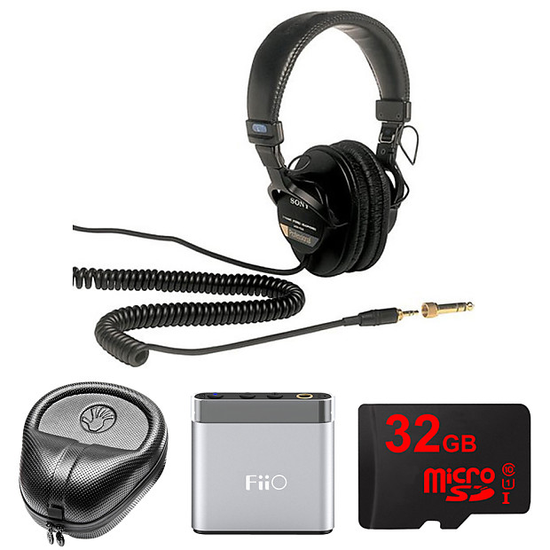 Sony Professional Headphones - MDR7506 w/ FiiO A1 Amp. Bundle | Reverb