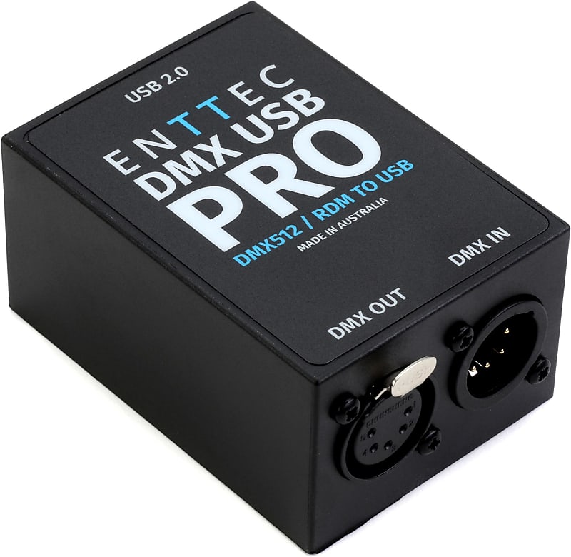 ENTTEC DMX USB Pro 512-channel USB DMX Interface | Reverb