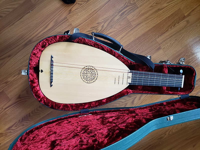 Adrian Dodd 7-Course Renaissance Lute Natural | Reverb