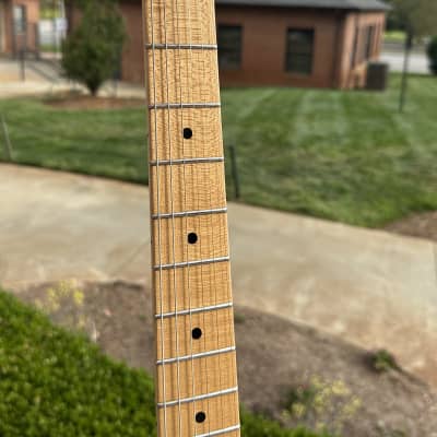 Warmoth Warhead Super Strat Relic 2023 - Black Over Dakota | Reverb