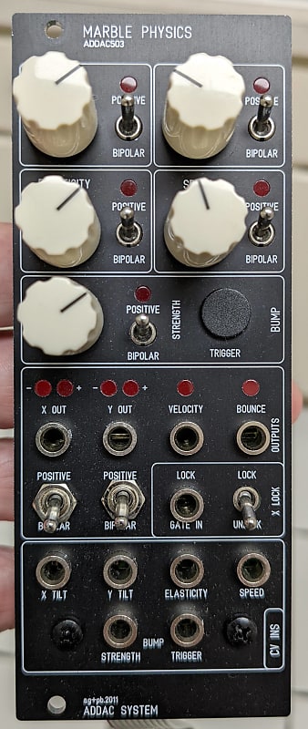 ADDAC 503 Marble Physics | Reverb