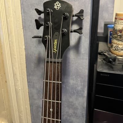 Spector 5 string bass guitar. Emg pickups - Honey | Reverb