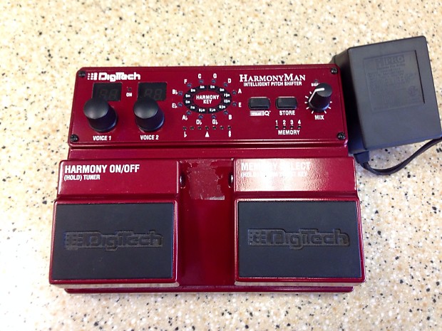 DigiTech HarmonyMan pedal guitar fx effects pedal with power | Reverb